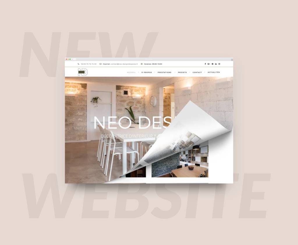 Nouveau design website | par NEO DESIGN